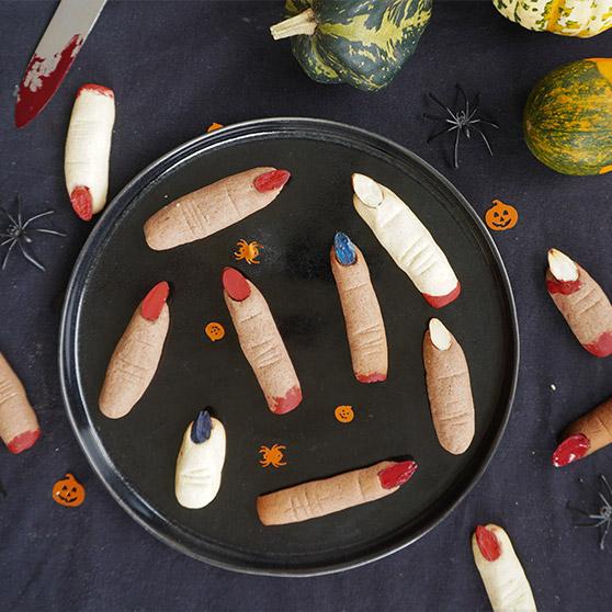 Sormet - Halloween reseptit - Dansukker